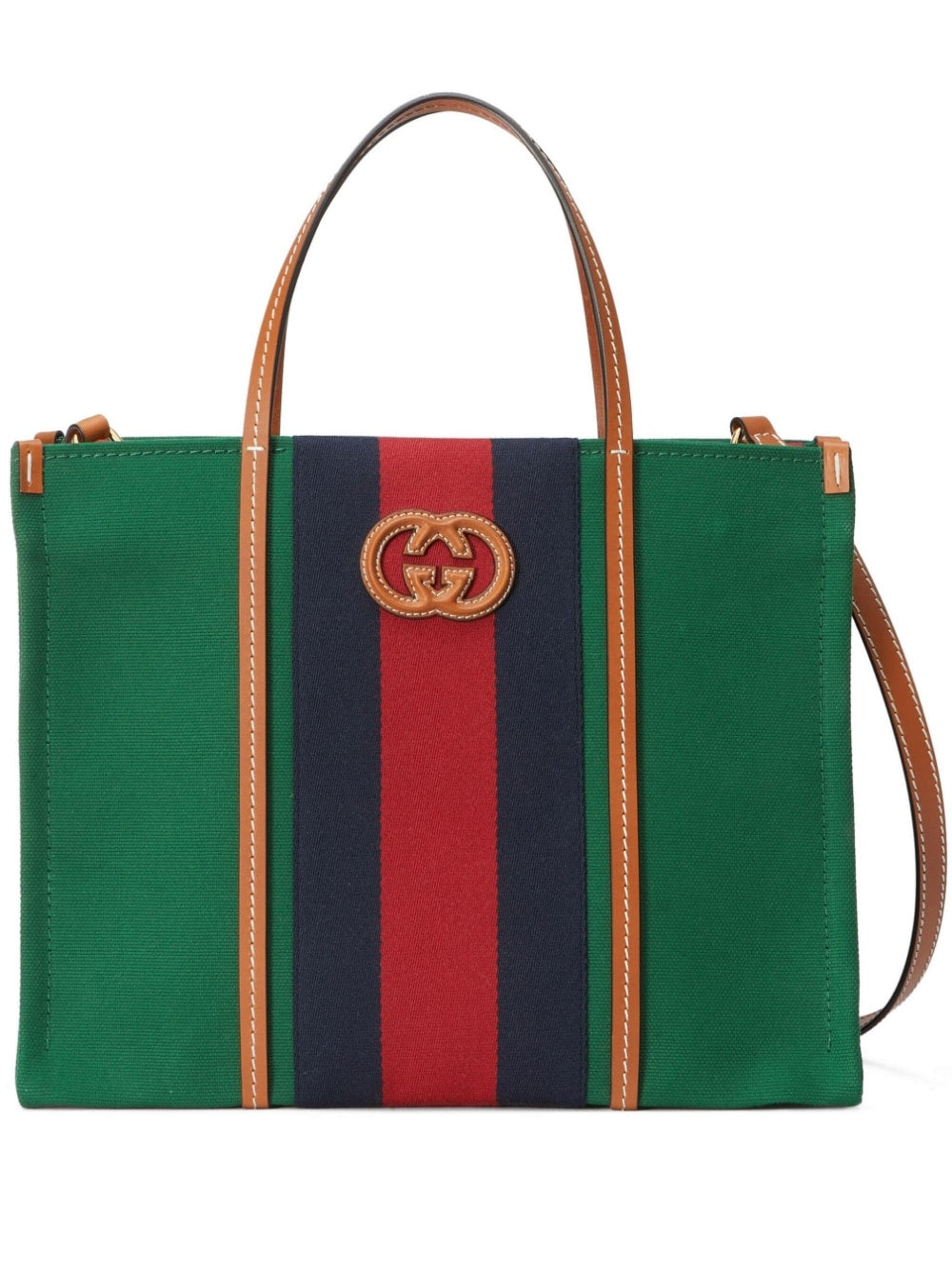 Gucci signature stripe-detail tote bag - Fashionrepsfam